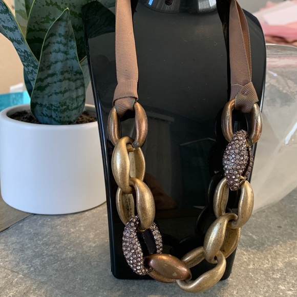 LOFT | Jewelry | Vintage Loft Ribbon Chain Necklace | Poshmark